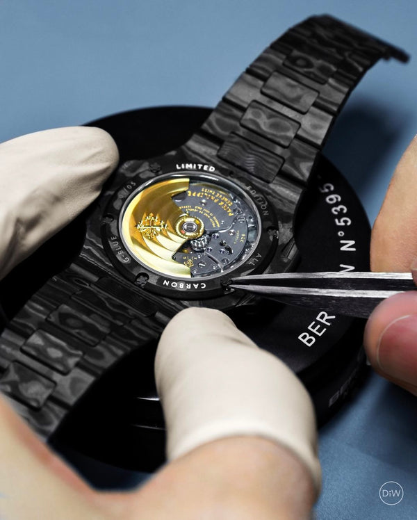 Buy Patek Philippe DiW Nautilus BLACK GRAIL G-BLUE | WORLDTIMER