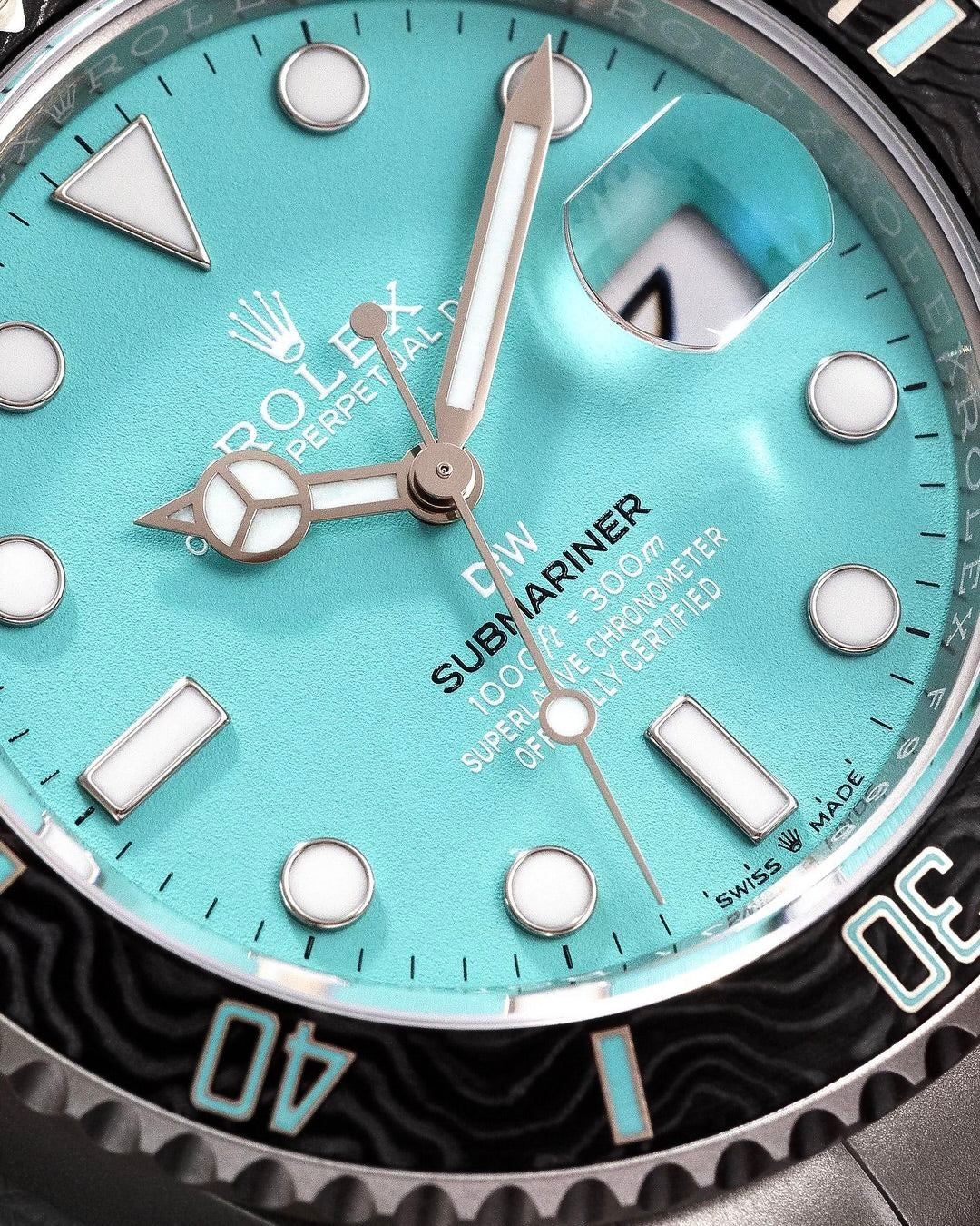 Buy Rolex DiW Submariner AQUAMARINE 勞力士水鬼 Online | WOLRDTIMER – WORLDTIMER