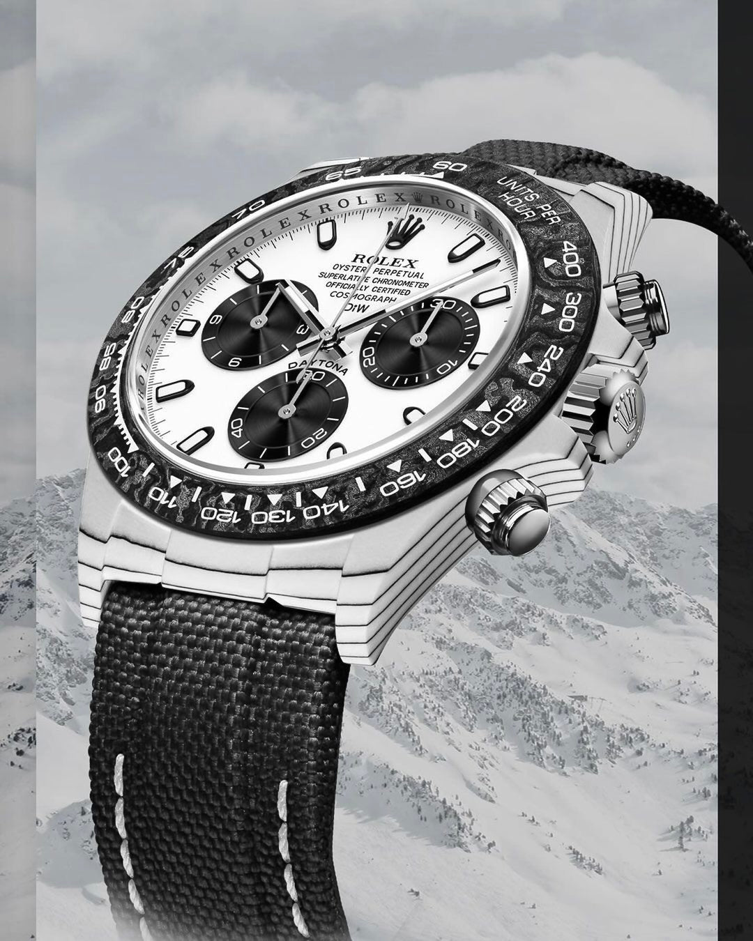 Buy Rolex DiW Daytona 41mm IRBIS Quartz Fiber Online | WORLDTIMER