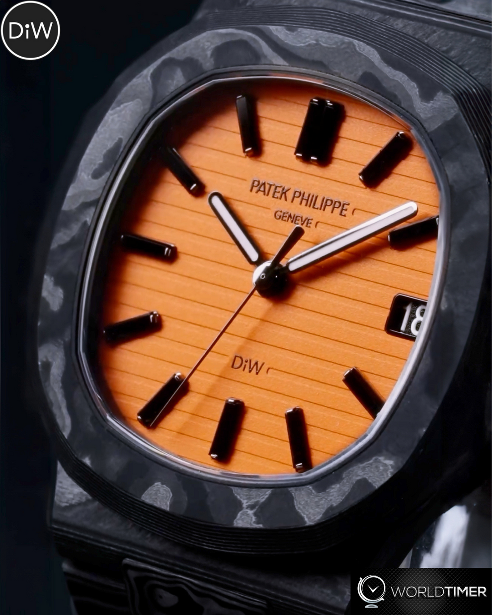 Buy Patek Philippe Nautilus 5711 DiW Orange Dial Online | WORLDTIMER