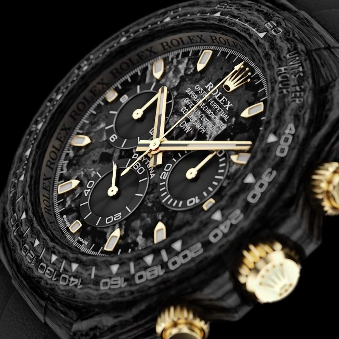 Buy NTPT Carbon Rolex DiW Daytona "BLACK & GOLD" Online | WORLDTIMER