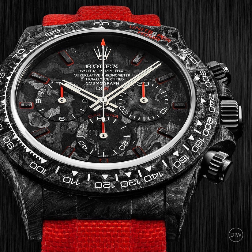 Buy Rolex DiW Daytona RED EDITION UNIQUE Piece Online | WORLDTIMER