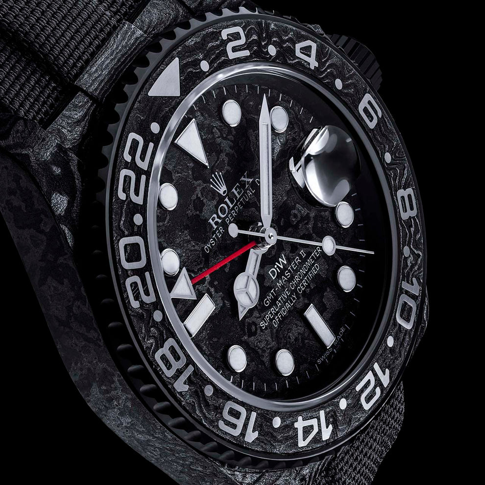 Buy NTPT Carbon DiW Rolex GMT ALL BLACK Online | WORLDTIMER