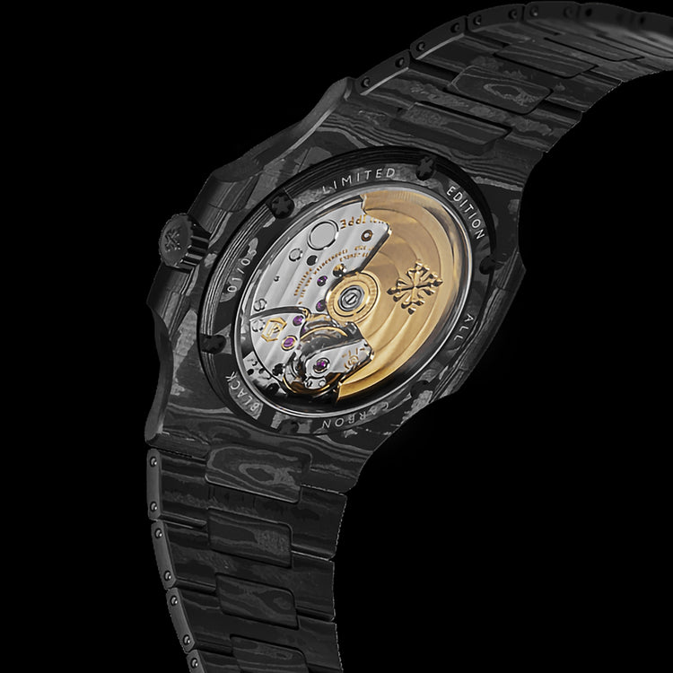 Buy DiW Patek Philippe Nautilus "ALL CARBON BLACK" (Retail:EUR 184.990 ...