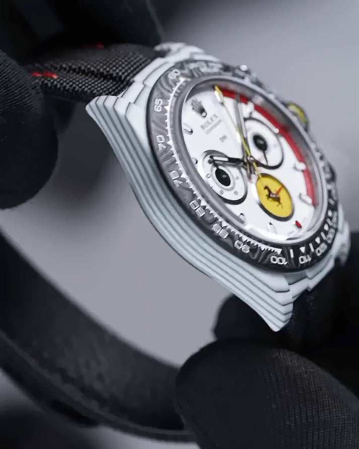 Buy CarboQuartz DiW Rolex Daytona FERRARI WATCH Online | WORLDTIMER