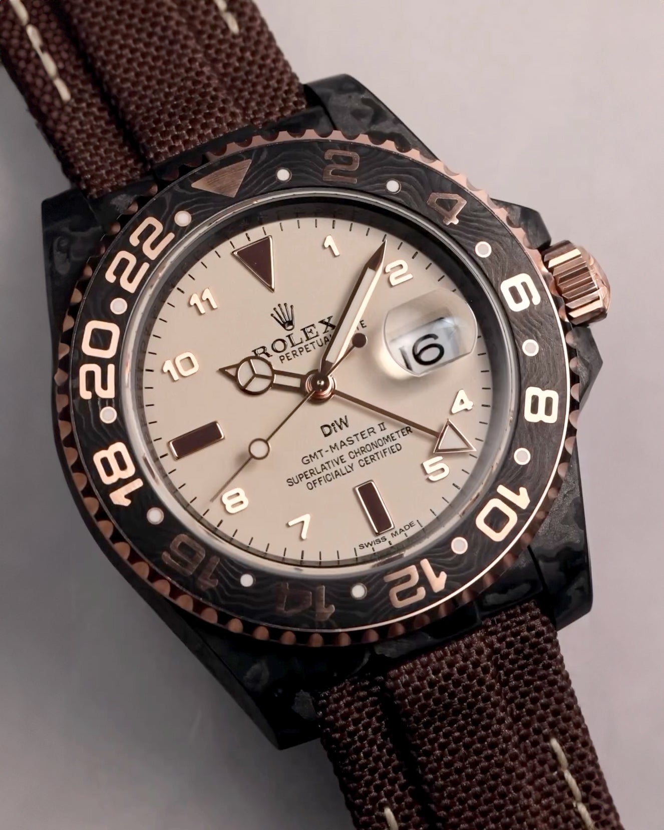 Buy NTPT Carbon DiW Rolex GMT DE EVEROSE Online | WORLDTIMER