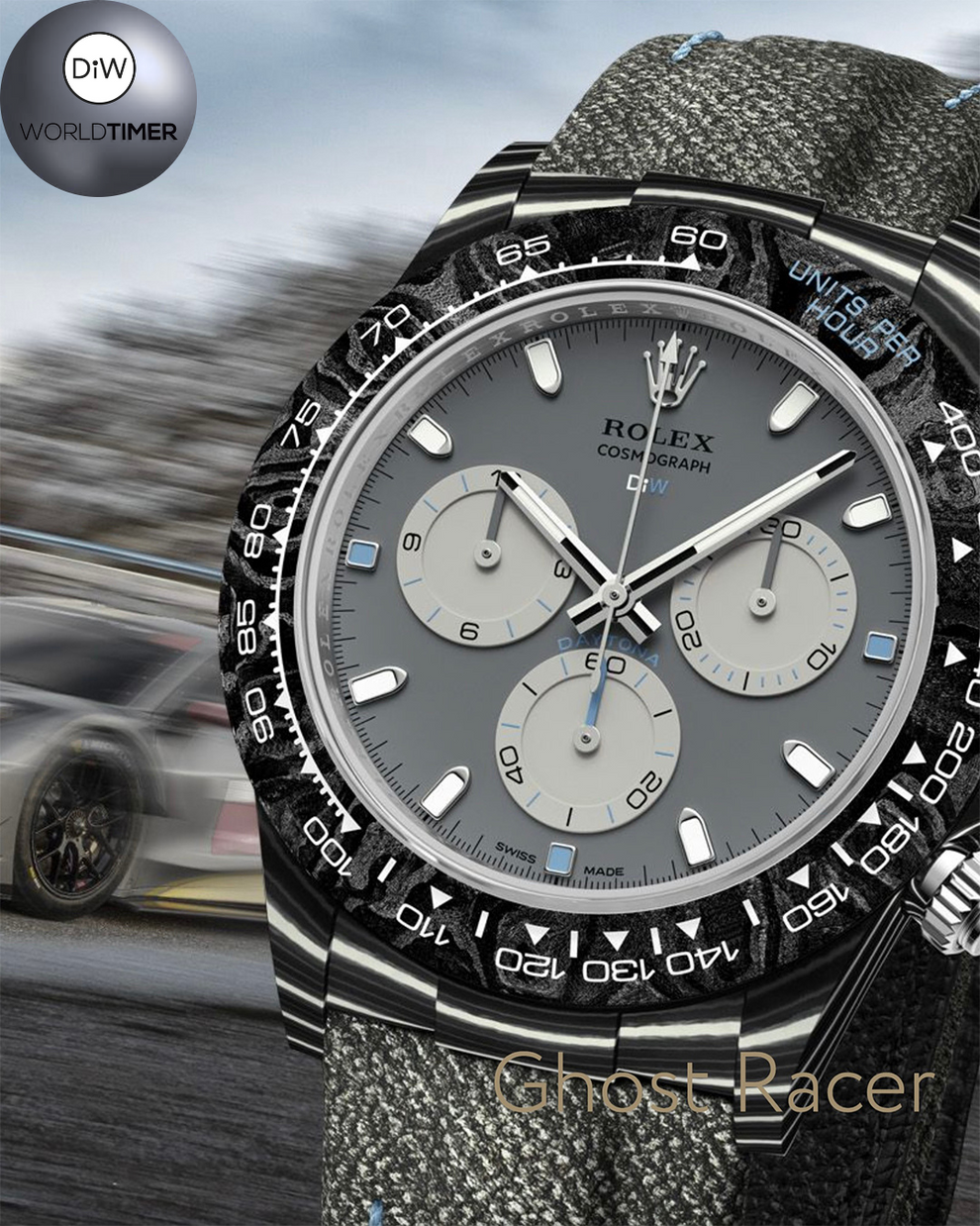 Buy Rolex DiW Daytona GHOS RACER CarboQuartz Online | WORLDTIMER