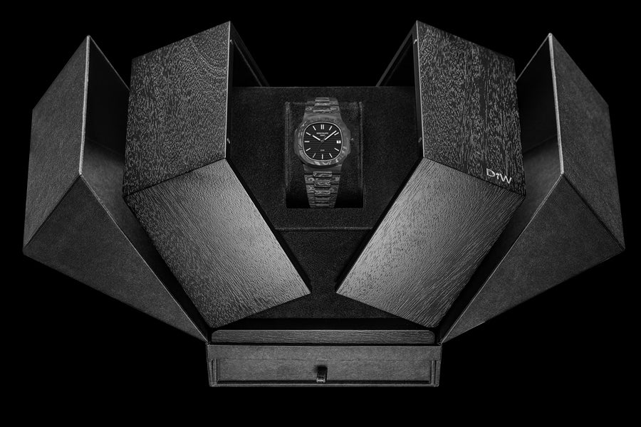 Buy DiW Patek Philippe Nautilus "ALL CARBON BLACK" (Retail:EUR 184.990 ...