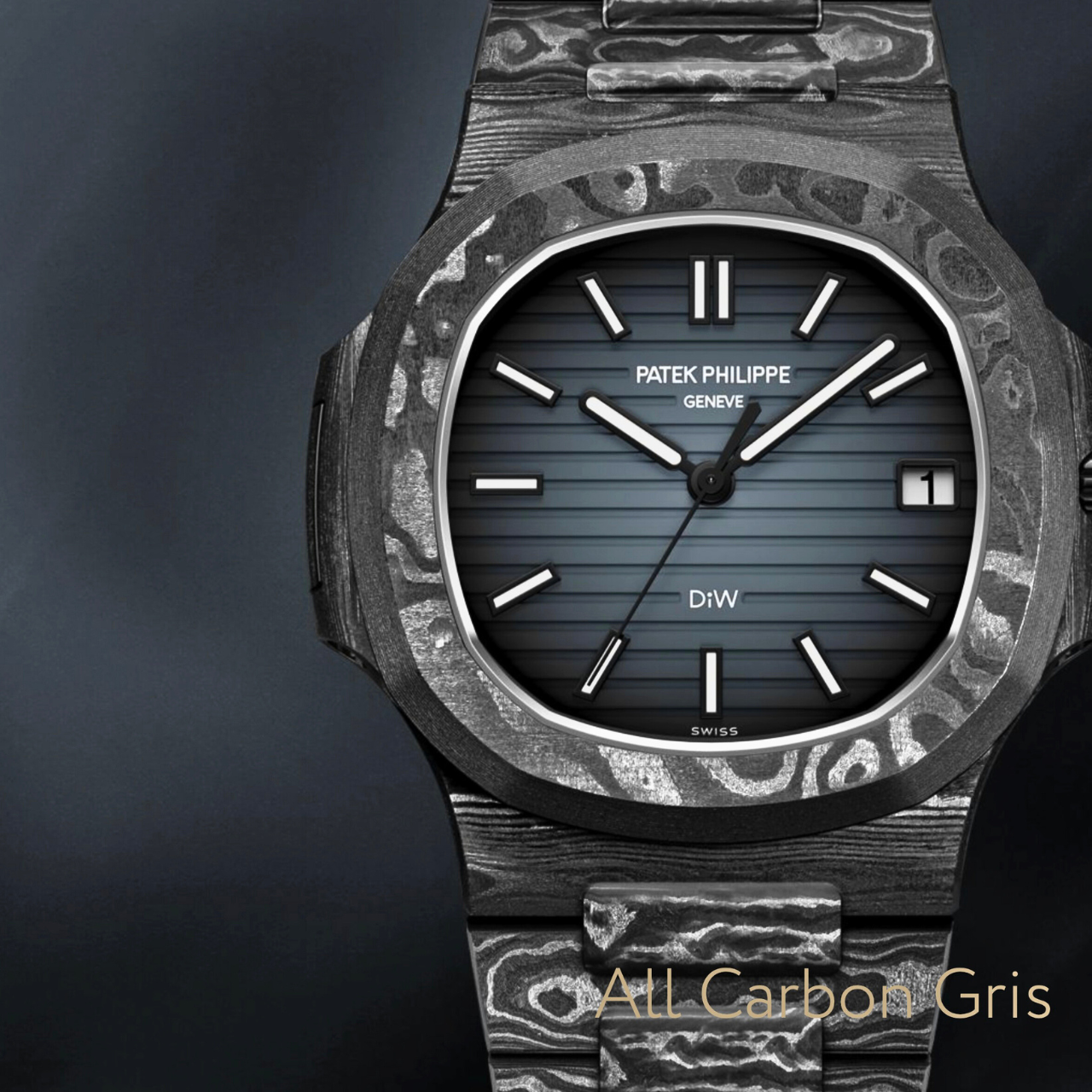 Buy Patek Philippe DiW Nautilus ALL CARBON GRIS Online | WORLDTIMER
