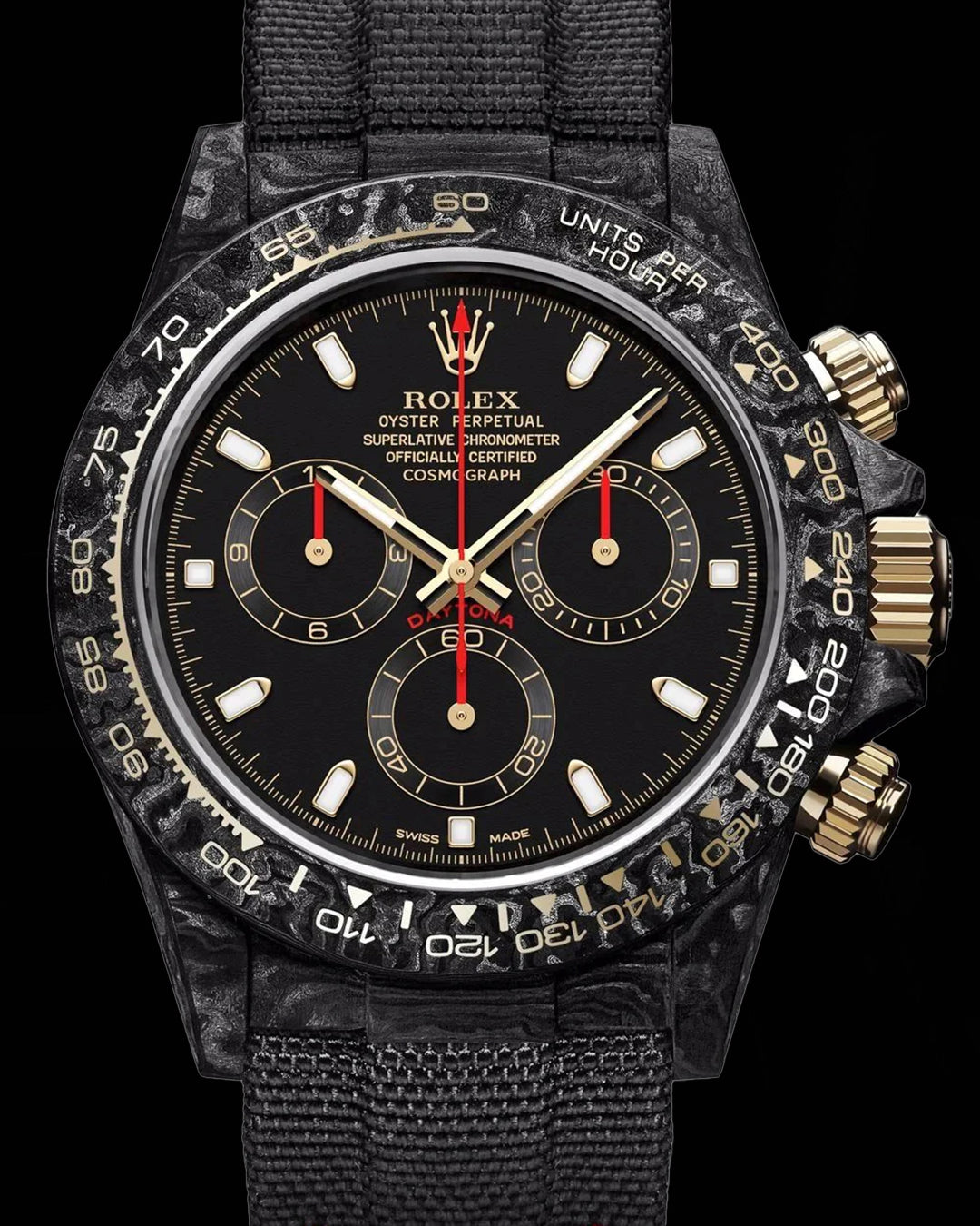 Buy NTPT Carbon DiW Rolex Daytona OG BLACK Online | WORLDTIMER