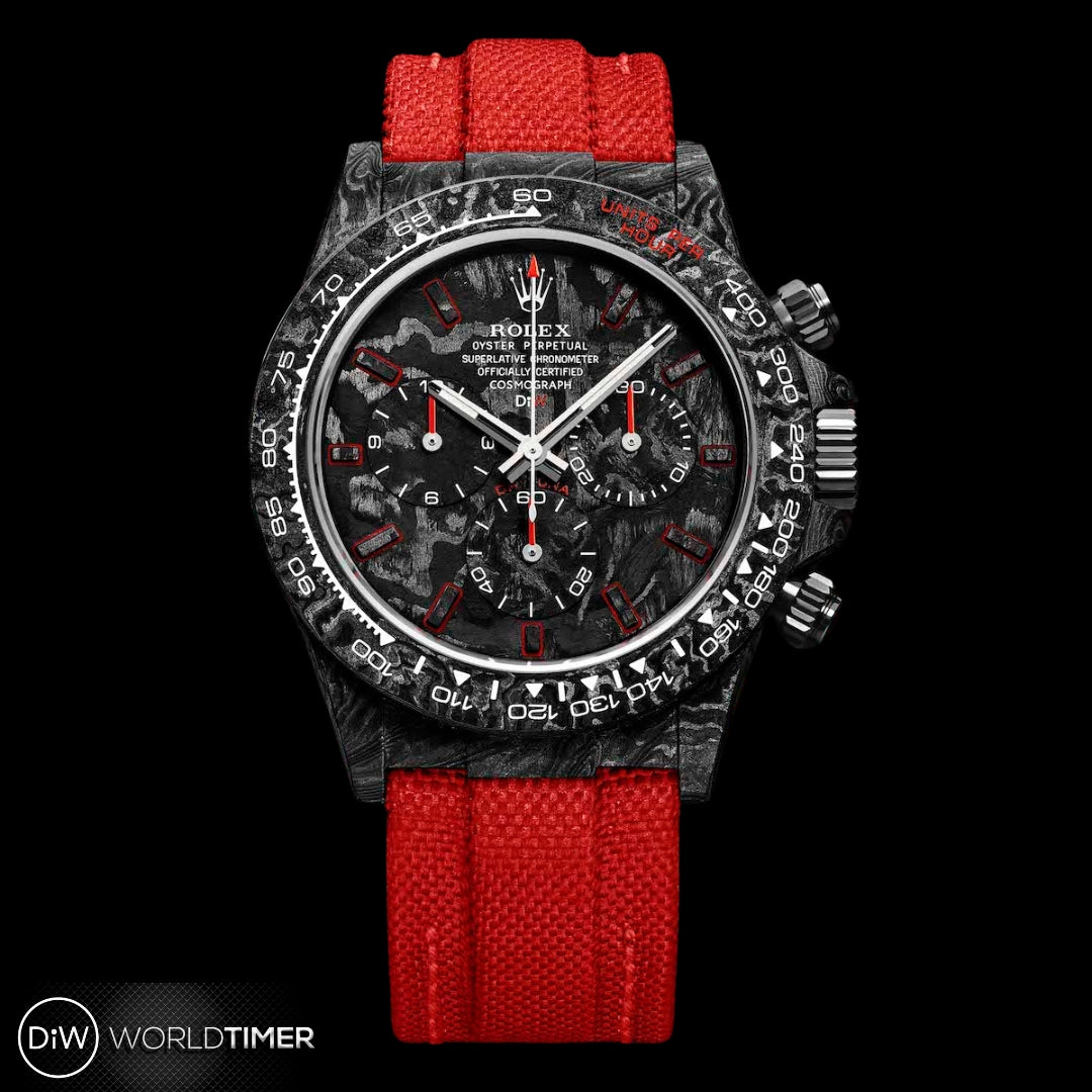 Buy Rolex DiW Daytona RED EDITION UNIQUE Piece Online | WORLDTIMER