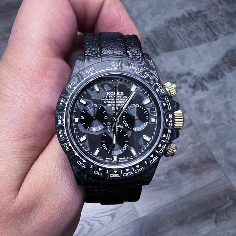 Buy NTPT Carbon Rolex DiW Daytona "BLACK & GOLD" Online | WORLDTIMER