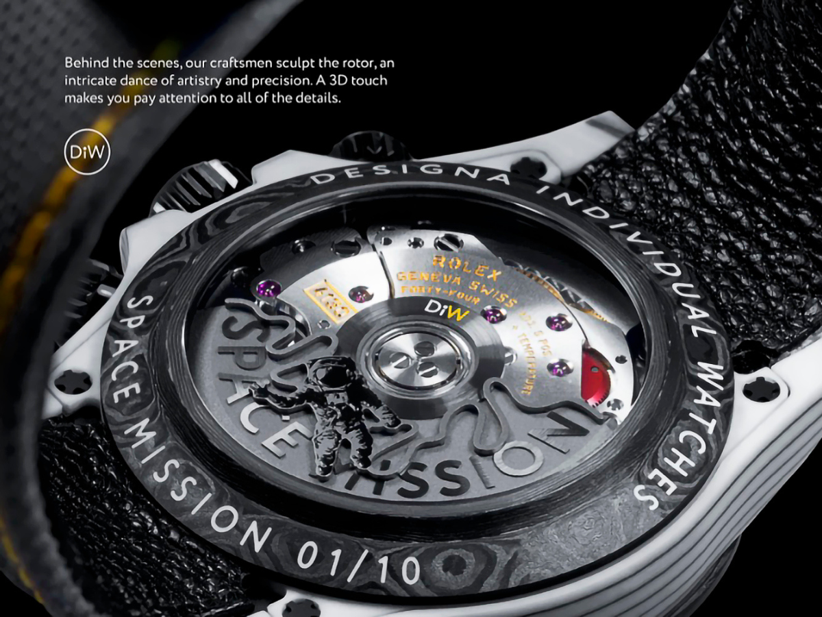 Buy DiW Daytona "SPACE MISSION" In Quartz Fiber (Retail:EUR 64990 ...