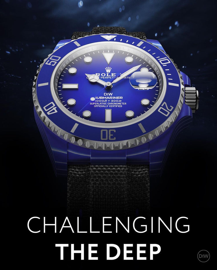 Buy DiW Submariner "DEEP BLUE" Quartz Fiber (Retail:EUR 48990) Online ...