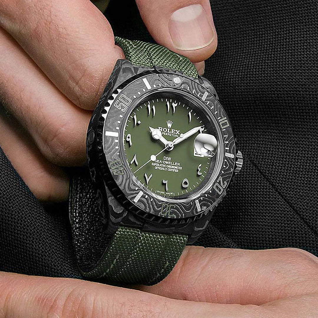 Buy NTPT Carbon DiW Rolex Sea Dweller 43 "HUNTER ARABIC" (Retail:EUR 43 ...