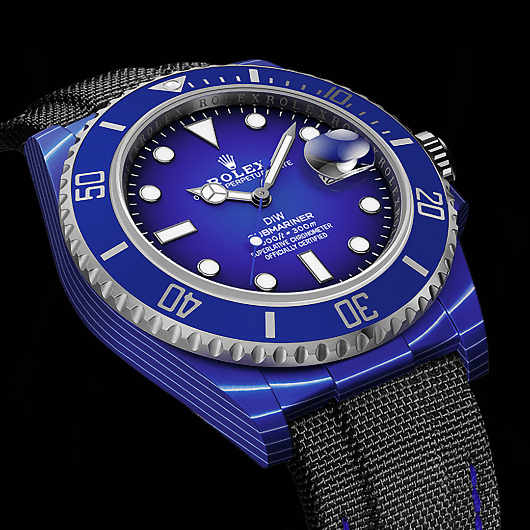 Buy DiW Submariner "DEEP BLUE" Quartz Fiber (Retail:EUR 48990) Online ...