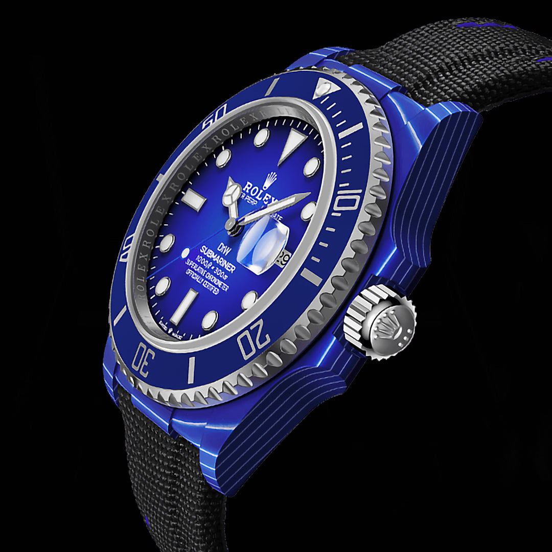 Buy DiW Submariner "DEEP BLUE" Quartz Fiber (Retail:EUR 48990) Online ...